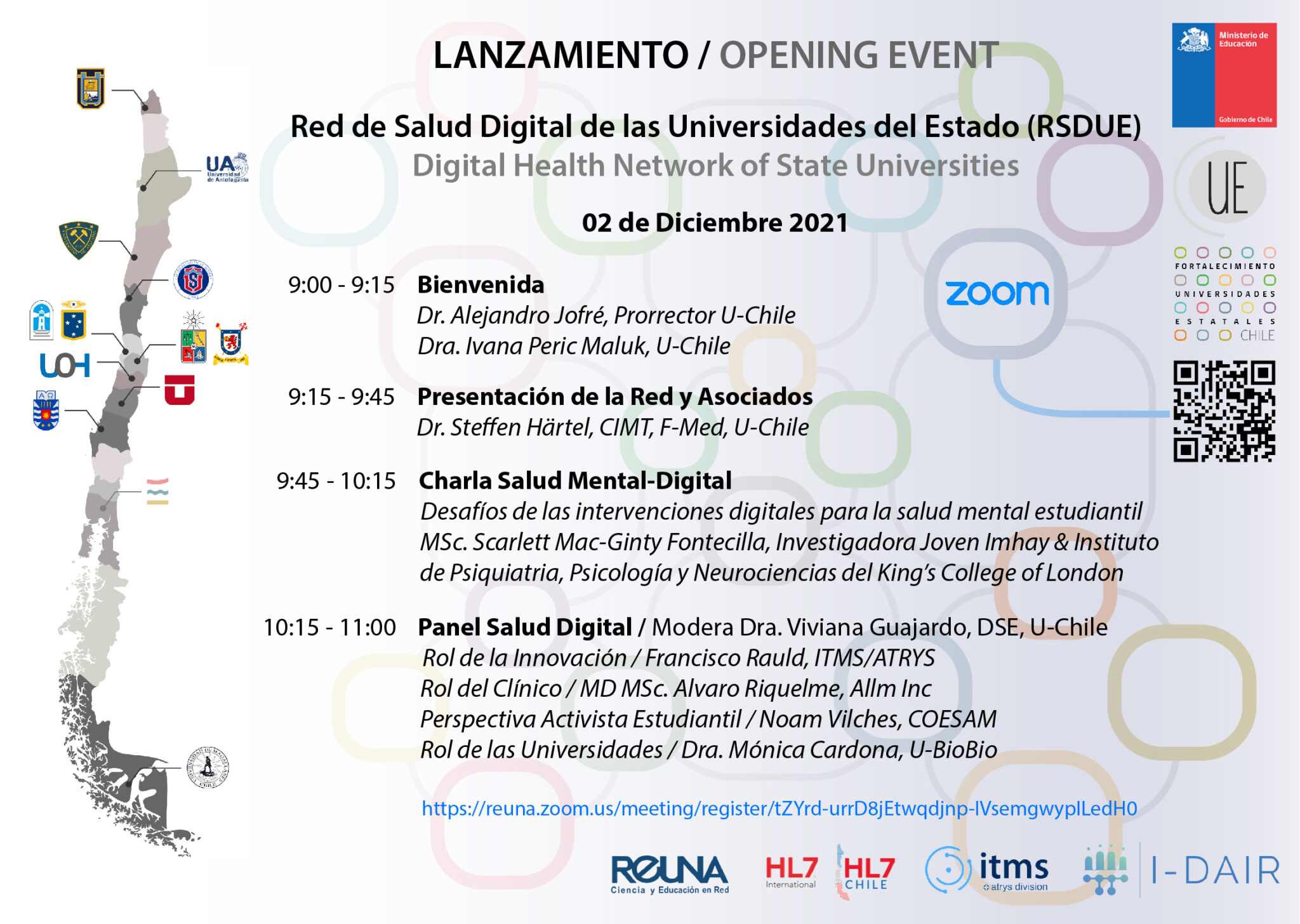 Lanzamiento Red de Salud Digital de las Universidades del Estado (RSDUE ...